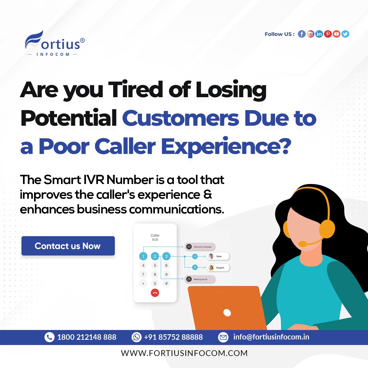 Improving Customer Satisfaction with Innovative Smart IVR Number Solutions