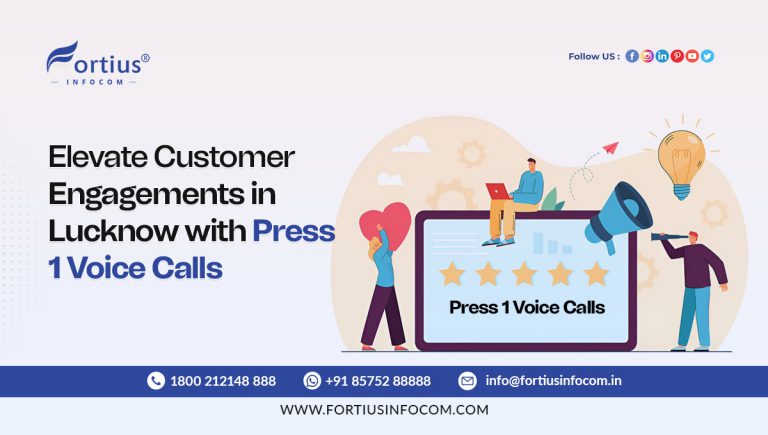 Press 1 Voice Call in Lucknow | Fortius Infocom